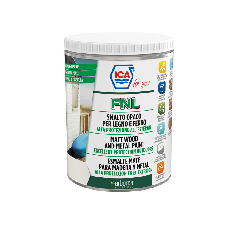 Matt water-based wood and metal paint - Exterior coatings ICA for you