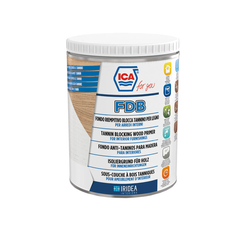 Water-based tannin blocking wood primer - Interior coatings ICA for you